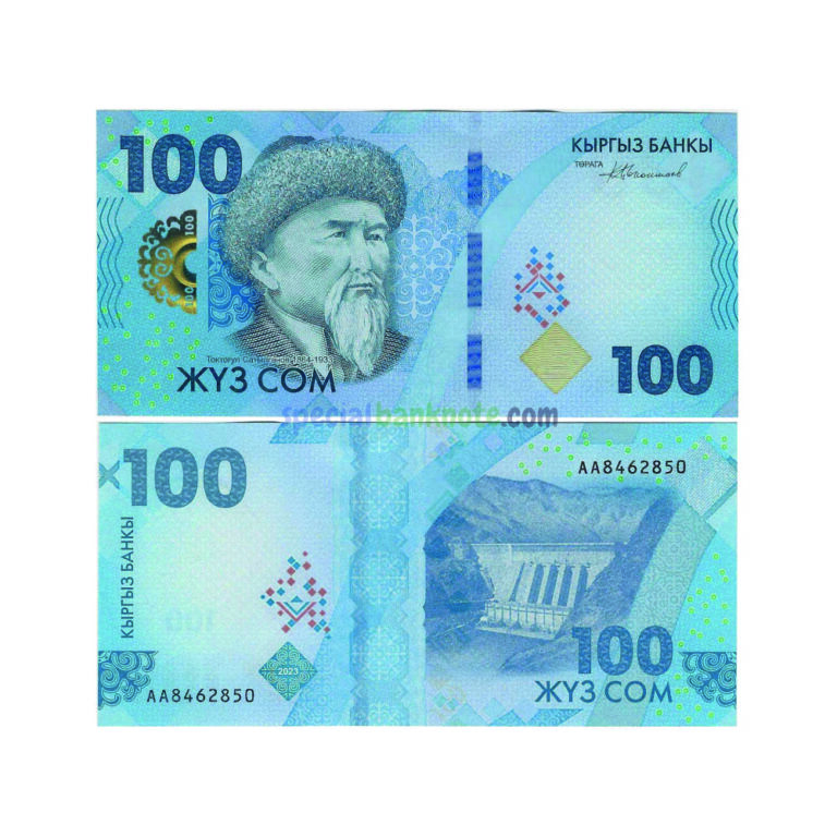 Kyrgyzstan 100 Som Banknote, 2023-2024, P-36a, UNC - Special Minds Store